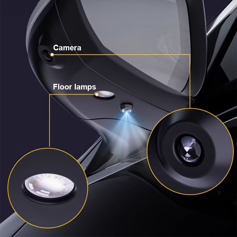 (NEW) Car Angel WingS Welcome Light Side Mirror Angle Wing Door Opening ...