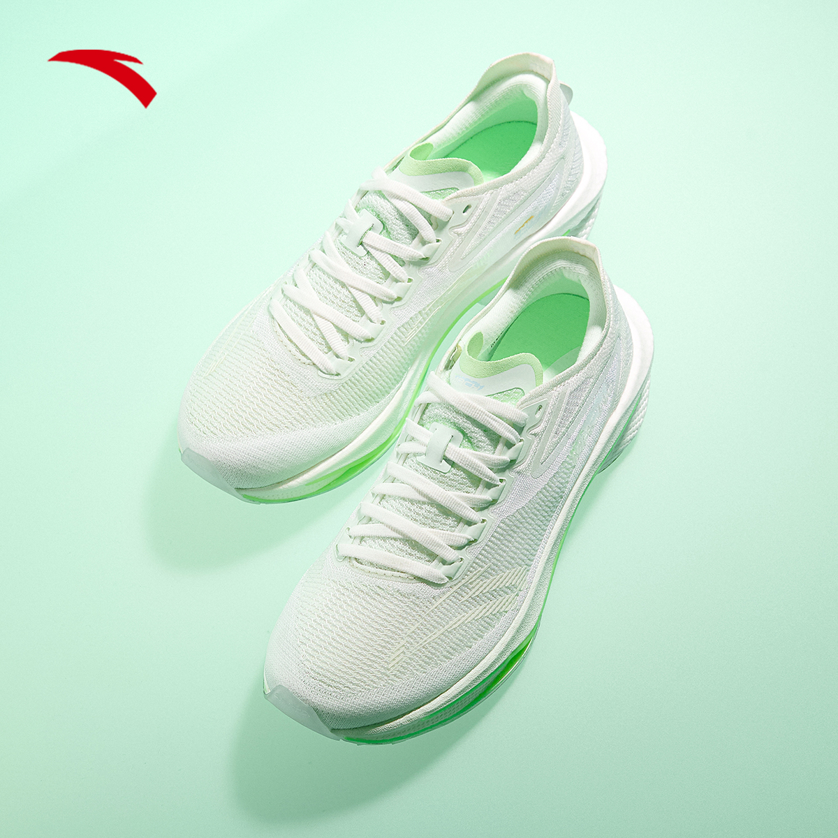 ANTA Women MACH 4 PRO Running Shoes 1224B5584-2- Paper White/ Light ...