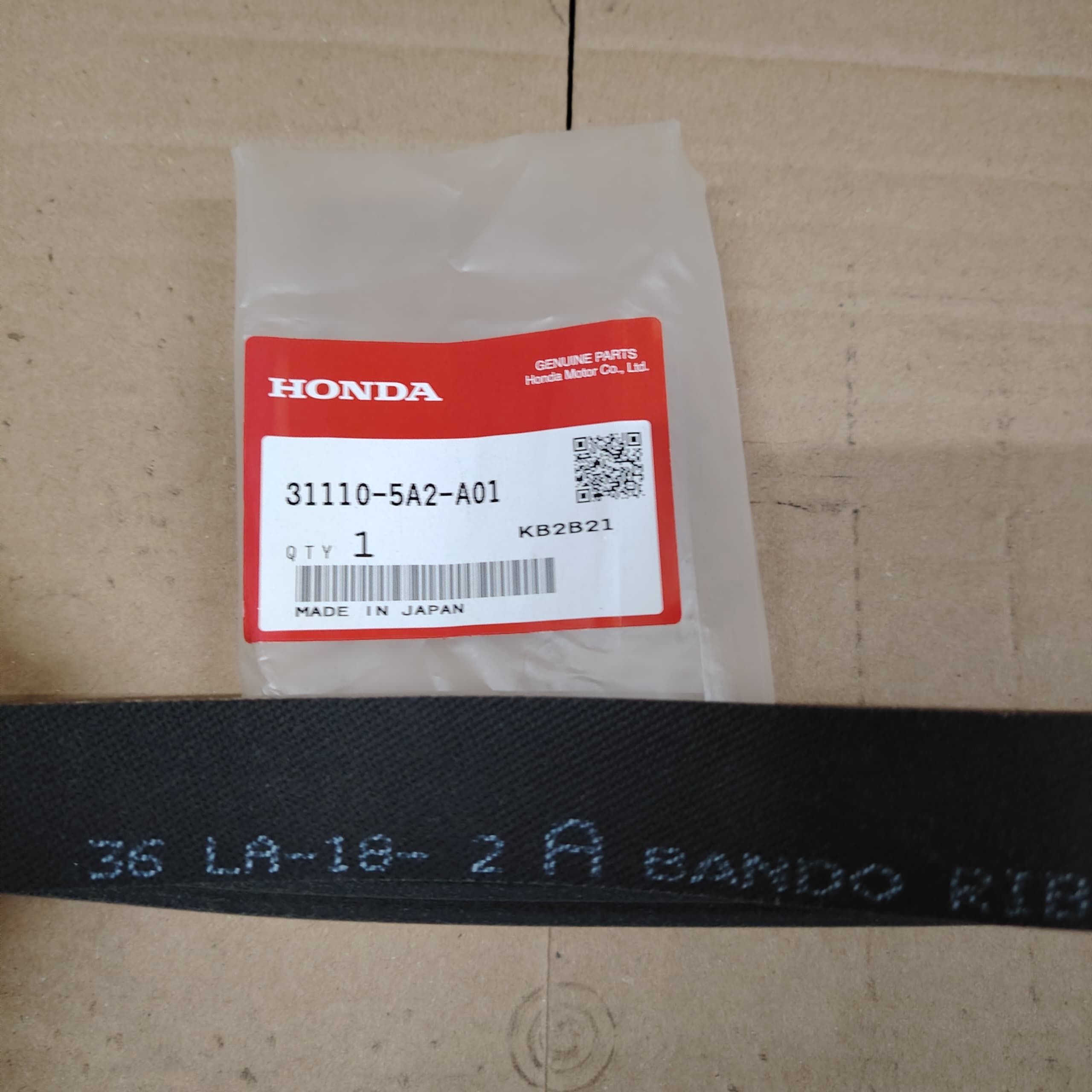 31110-5A2-A01 ( 7PK1440 ) Honda Fan Belt Honda Accord T2A 2.4 ( CR ...