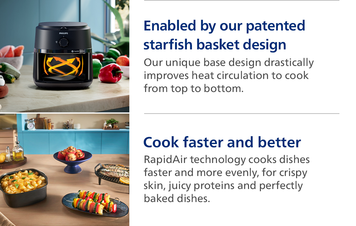 Philips NA110 |12-in-1 Airfryer | 3.2L | RapidAir Tech - Deliciously ...