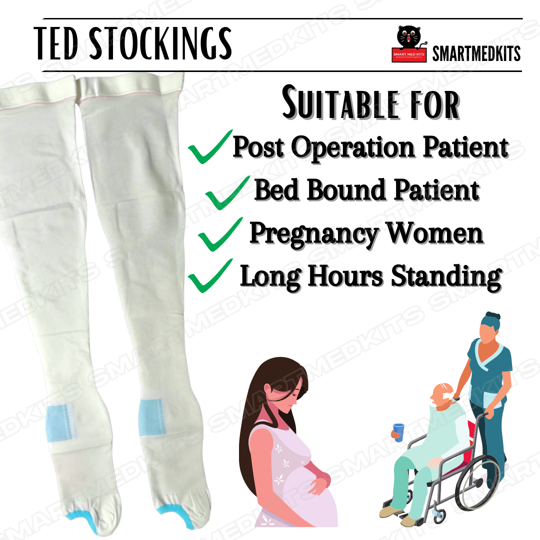 🔥NEW🔥 Anti-embolism TED High Thigh Compression Stockings Thrombo ...