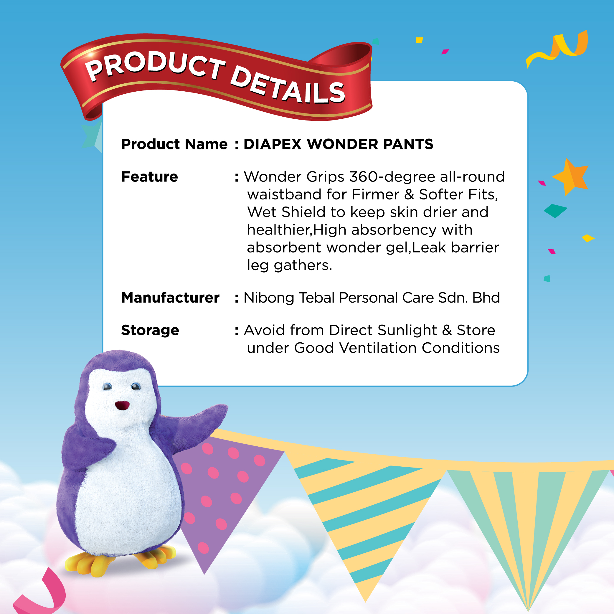 Diapex Wonder Pants Jumbo Pack M (40's) | Shopee Malaysia