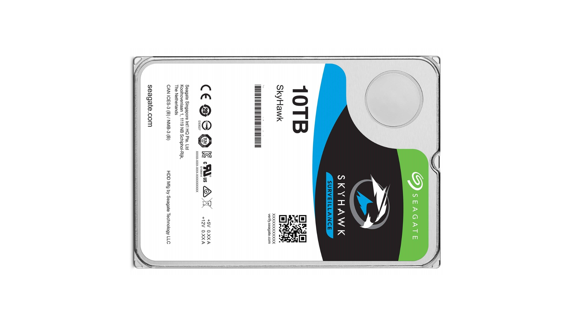 Seagate Skyhawk 10TB 10 TB Surveillance Security Hard Disk HDD Drive ...