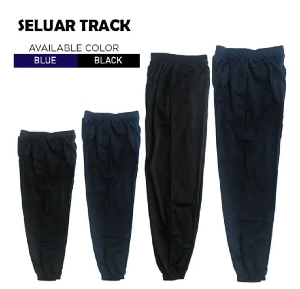 Tracksuit for Kids & Adult Bawah Getah Seluar sukan kain Seluar ...