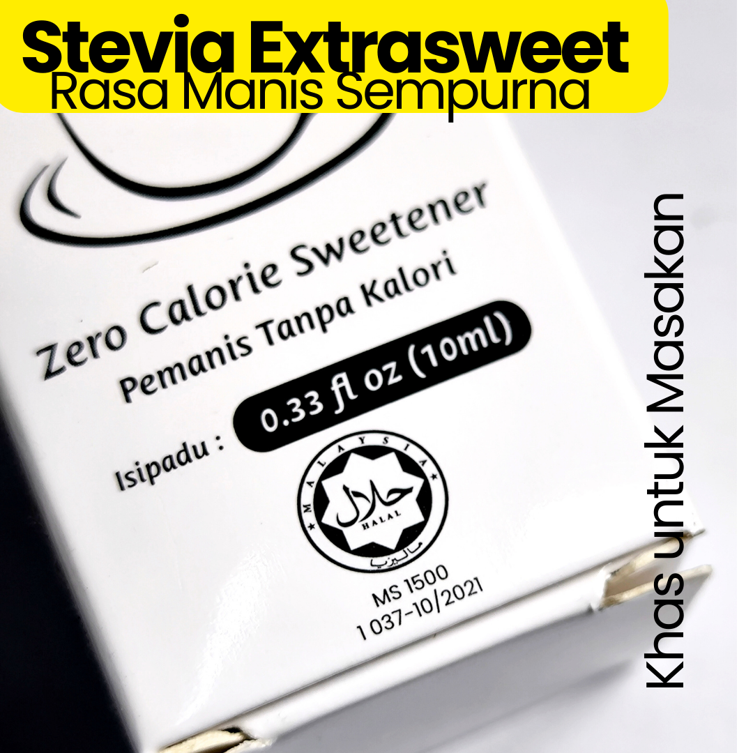 Pengganti Gula Pasir Stevia Extrasweet 10ml oleh Stevia Alajmal - Rasa ...