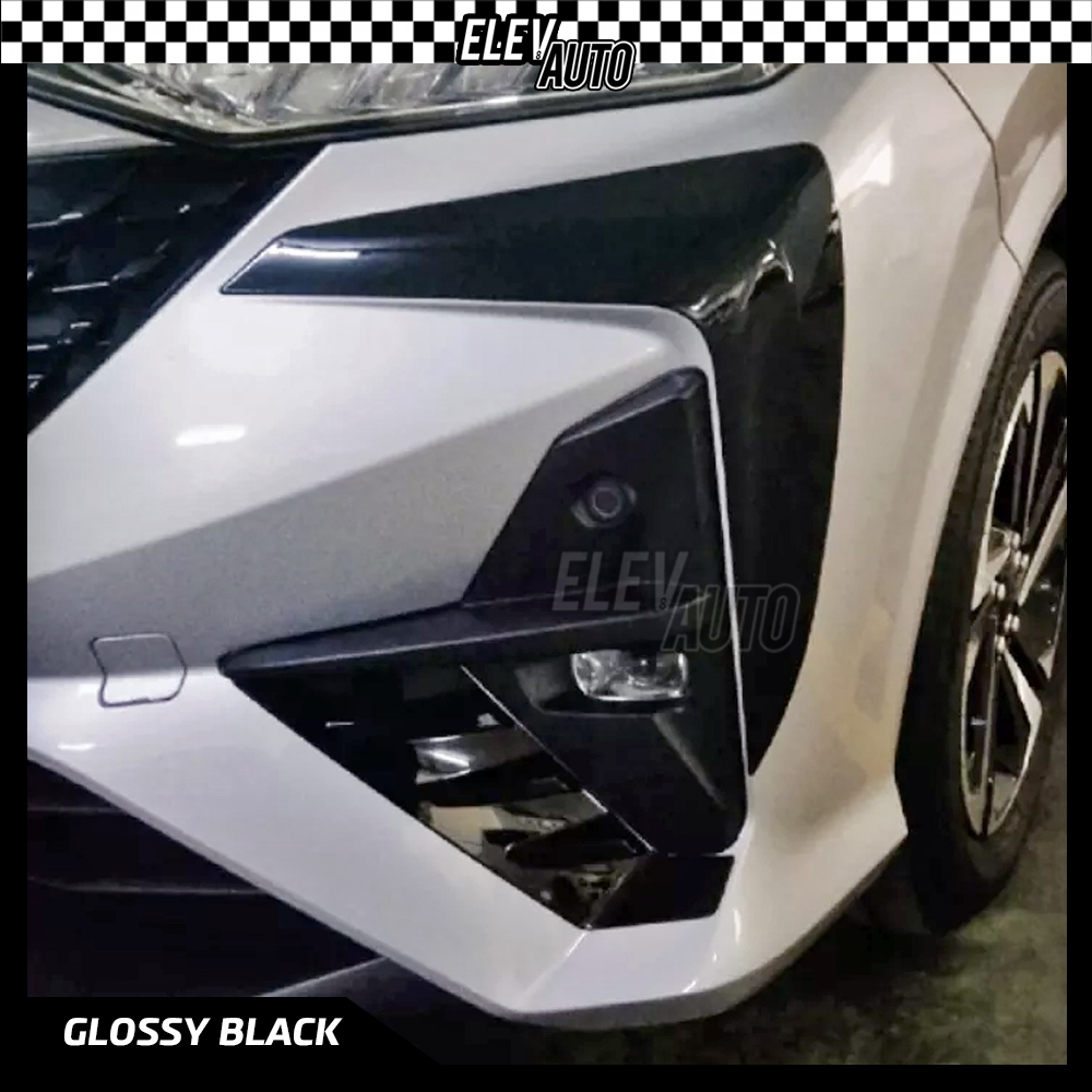 Perodua Alza 2022-2024 Front Bumper Canard Side Trim Cover Carbon ...