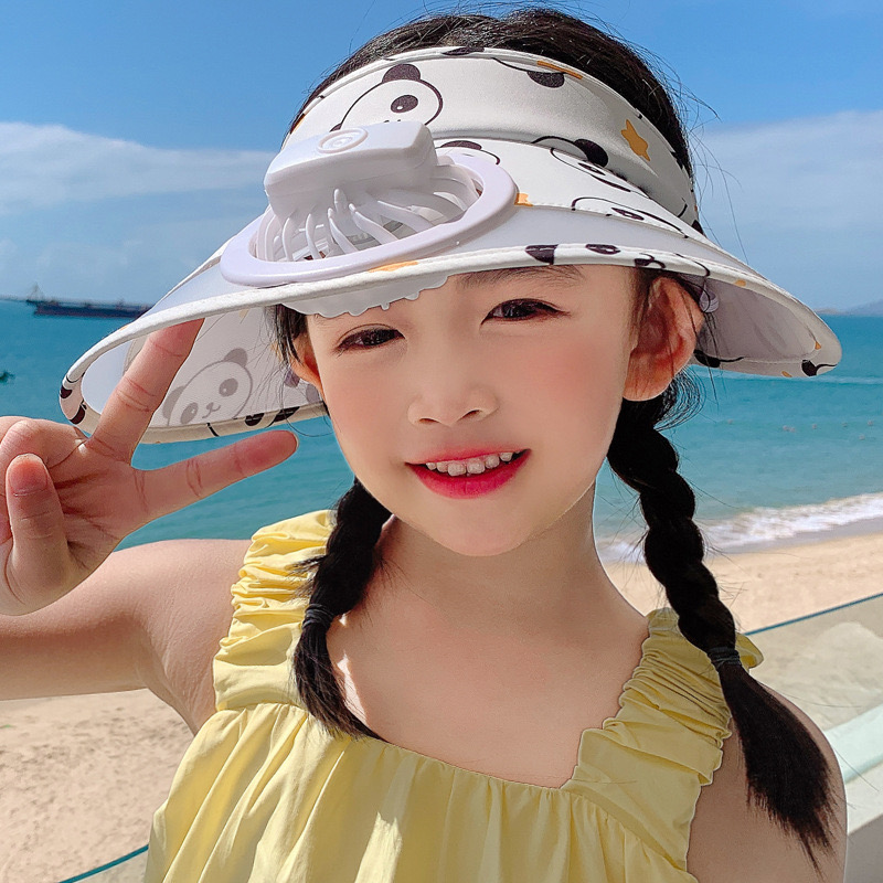 Fan hat Re-chargeable 风扇帽 Fan Hat kids USB fan mini fan | Shopee Malaysia