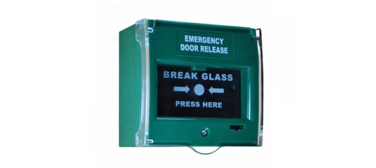 Emergency Break Glass Cover to Avoid Incident Break Glass Broken Door ...
