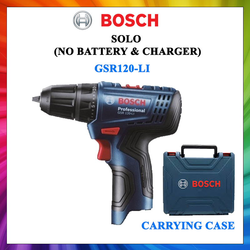 BOSCH GSR 120-LI Gen 2 Professional Cordless Drill GSR120 | Shopee Malaysia