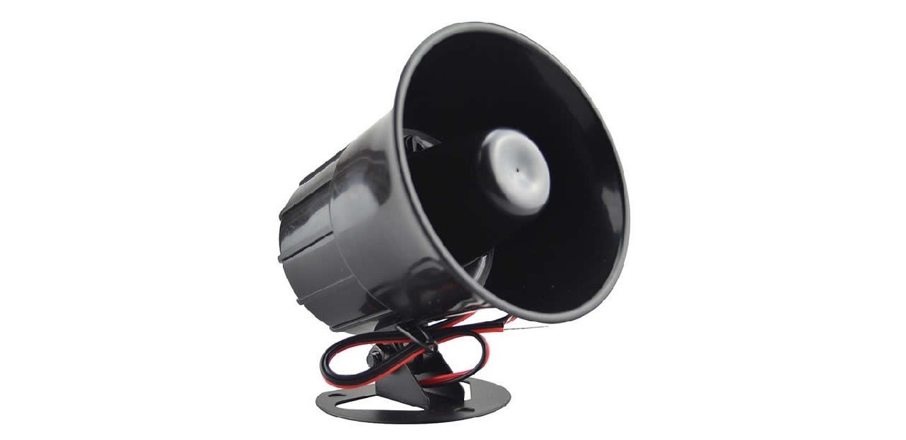 Wired Security Burglar Alarm 30 Watt 30W Alarm External Siren Horn 12V ...