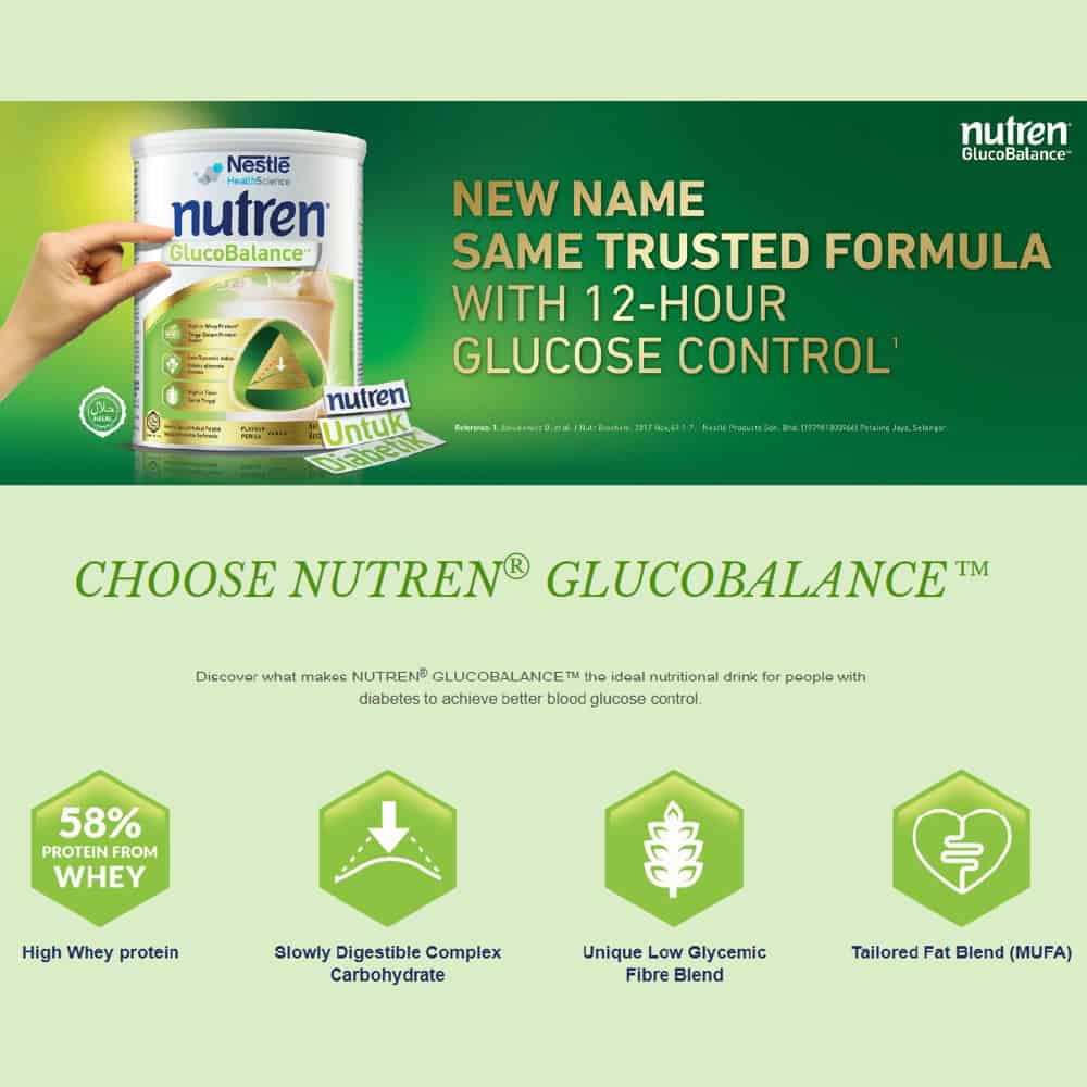 Nutren Glucobalance - Vanilla (800g) | Shopee Malaysia
