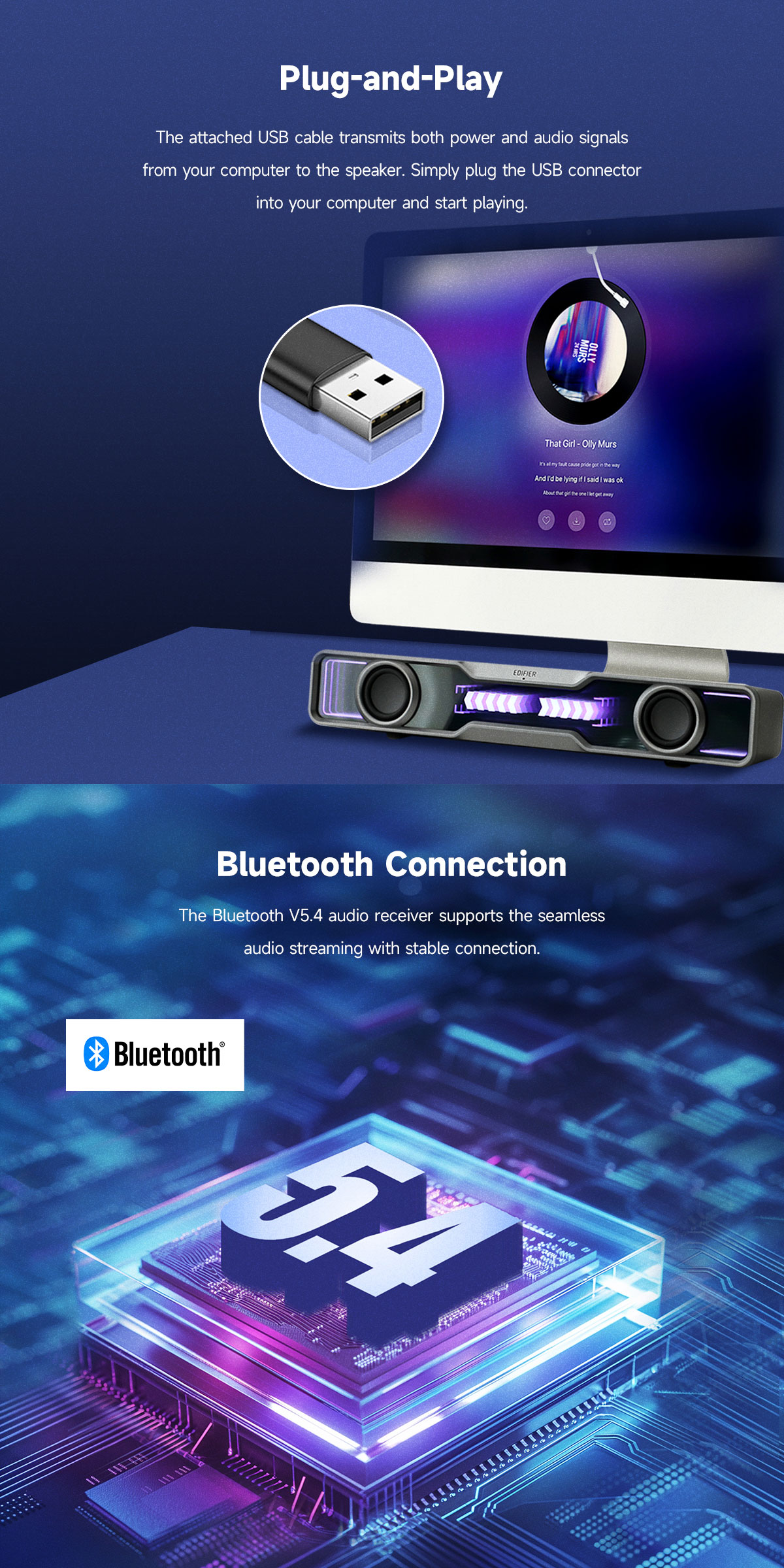 Edifier QS30 PC Speaker with Quality Sound and Splendid Light Effects ...