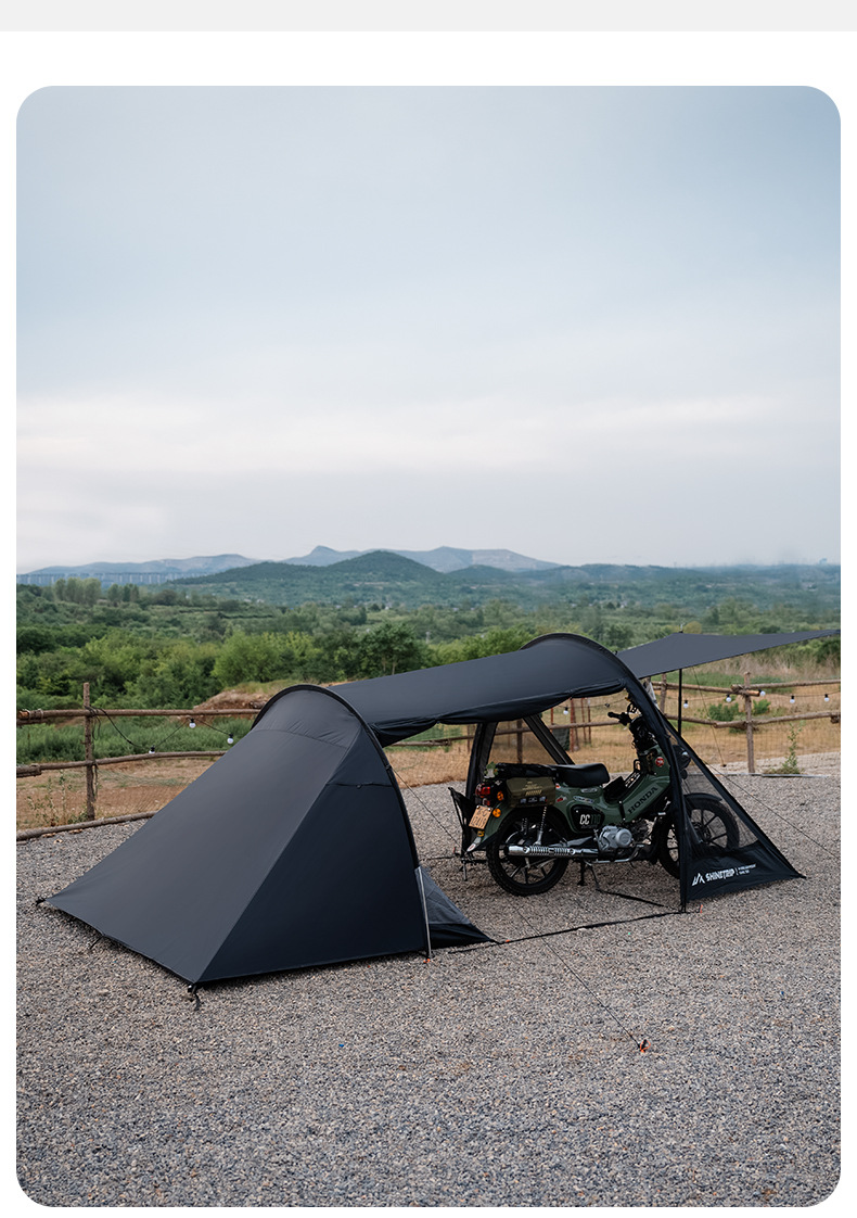 Shinetrip 05 Series Tunnel Tent 1 Room 1 Living Hall Extendable Tarp ...