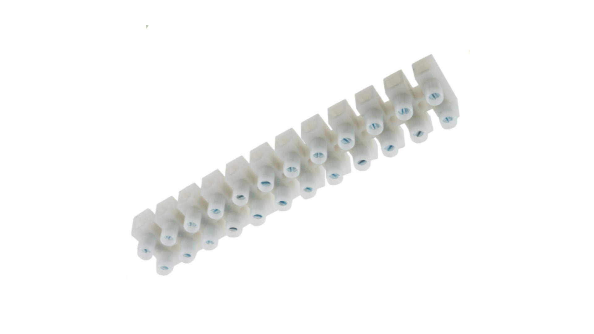 PVC 380V 20A Wire Connector Termination Block White Color Colour for ...