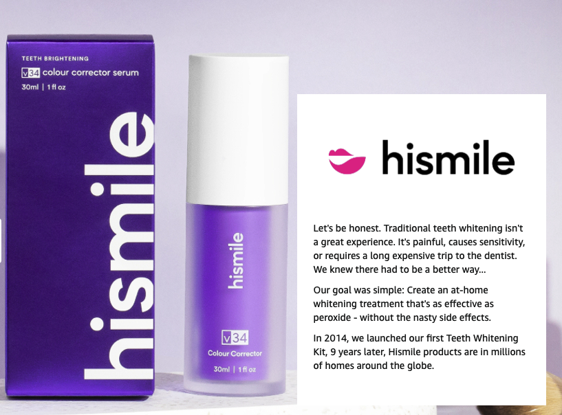 🔥 100% ORIGINAL 🔥 HISMILE v34 Colour Corrector | Pap+ Tooth Whitening ...
