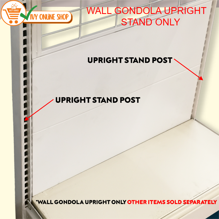 Wall Gondola Upright Stand / GONDOLA TIANG Only | Shopee Malaysia