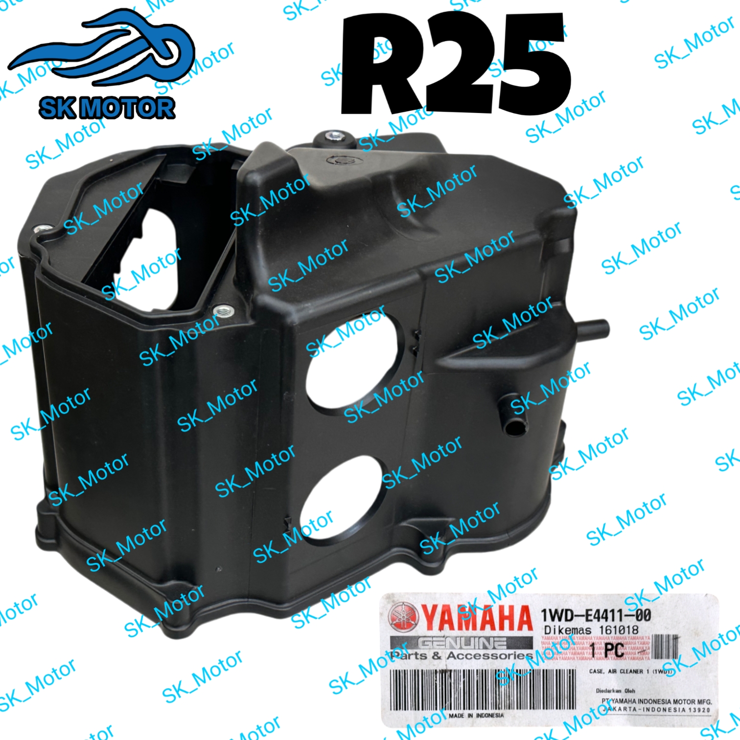 Yamaha YZF-R25 R25 Original Air Filter Box Cleaner Case Cap 1WD-E4412 ...