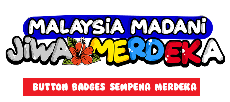 2024 UPDATED Button Badges Doodle Merdeka Malaysia Madani Jalur ...