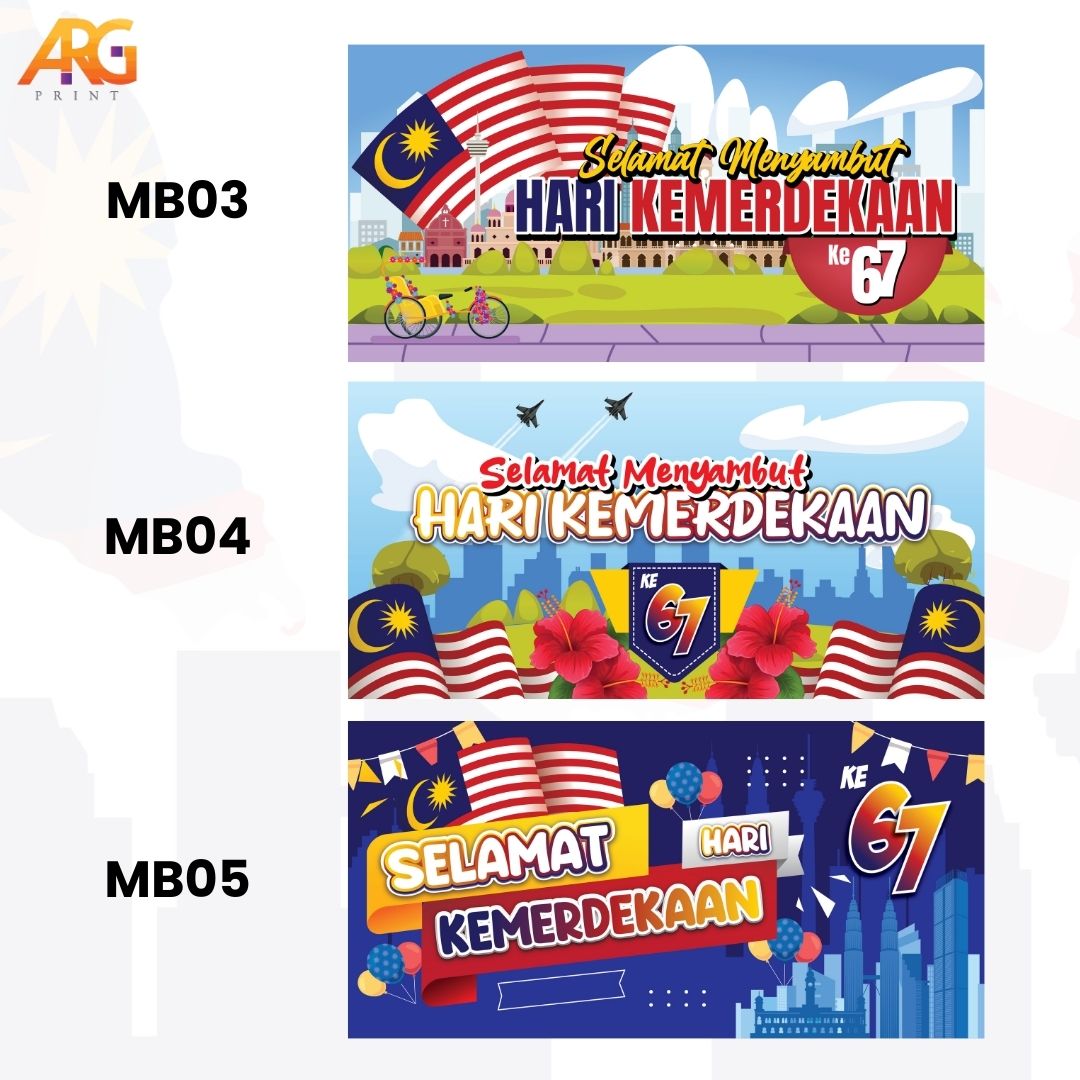 Banner Bunting Merdeka 2024 Full Printing Props Patriotik Malaysia ...
