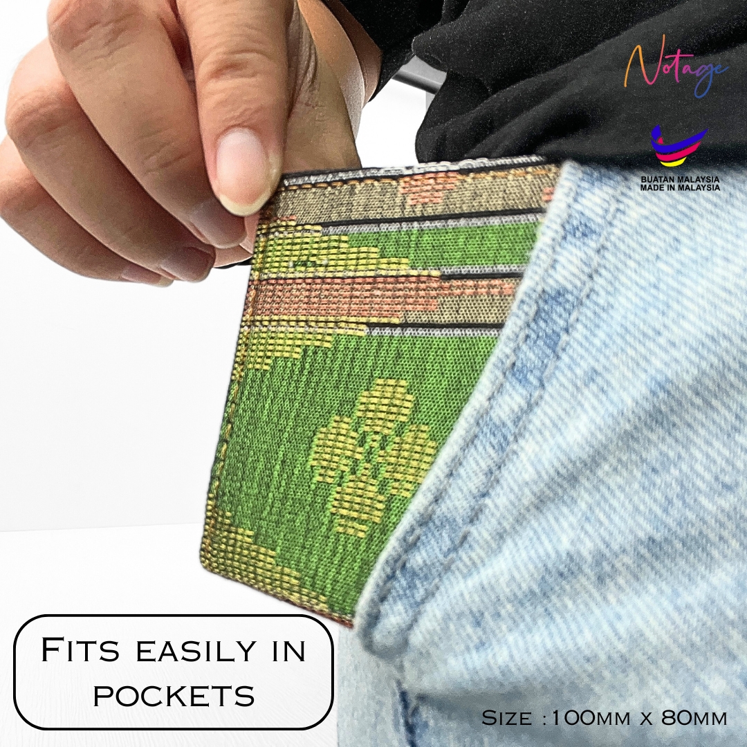 Card Holder Full Songket / Pemegang kad bercorak Songket Multi-Card ...