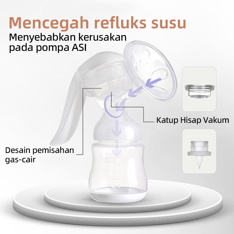 Manual Breast Pump Real Bubee Breast Milk Pump Susu Breastpump with ...