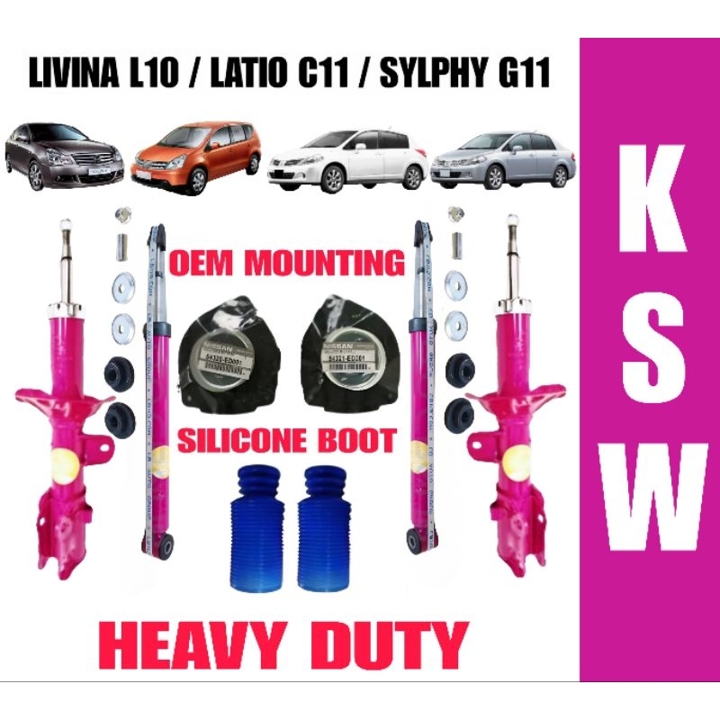 BF Ksw Nissan Grand Livina L10 / Latio C11 / Sylphy G11 Heavy Duty ...