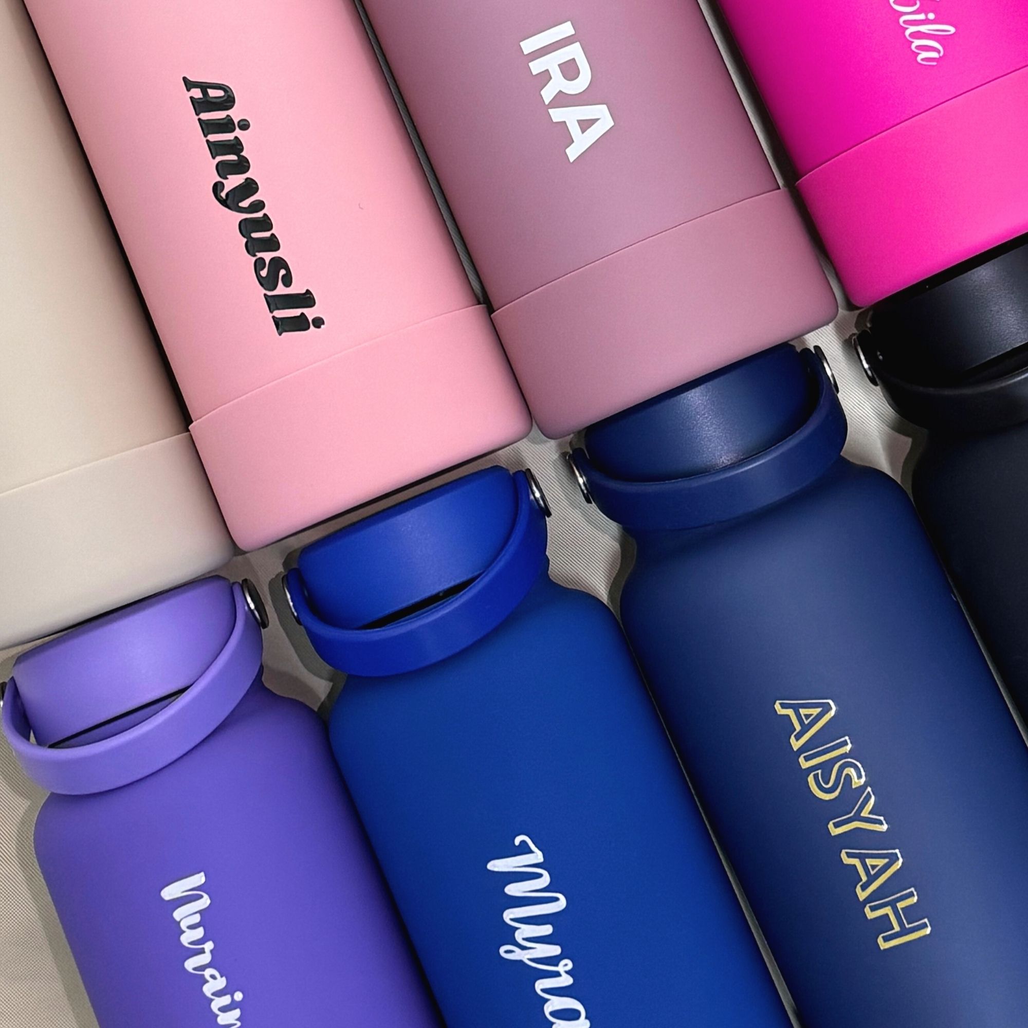 Aura Tumbler - DAYDREAM Tumbler Custom Nama 1000ml Thermos Flask ...