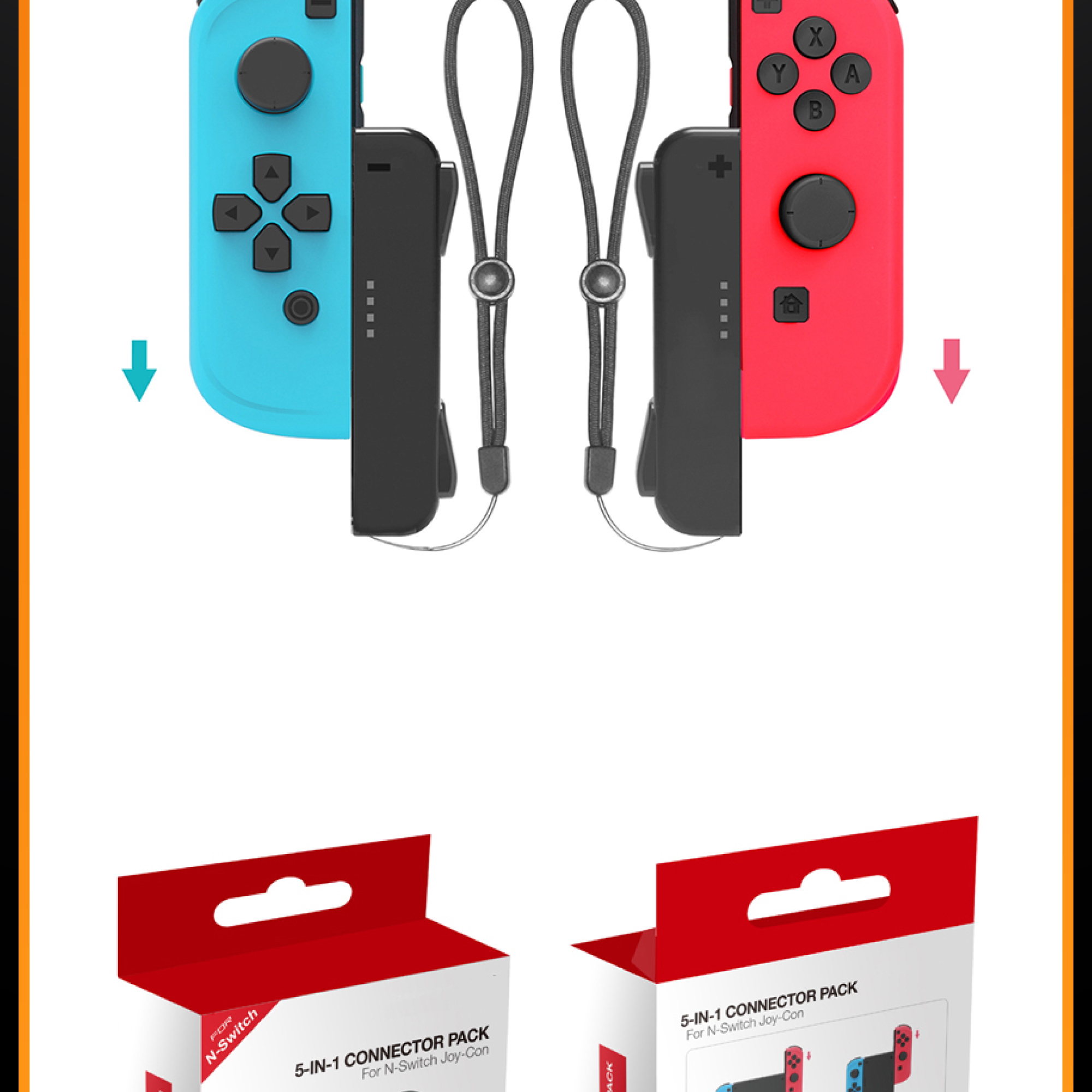 DOBE Nintendo Switch OLED Switch V1V2 5IN1 Joycon Connector Pack Joy ...
