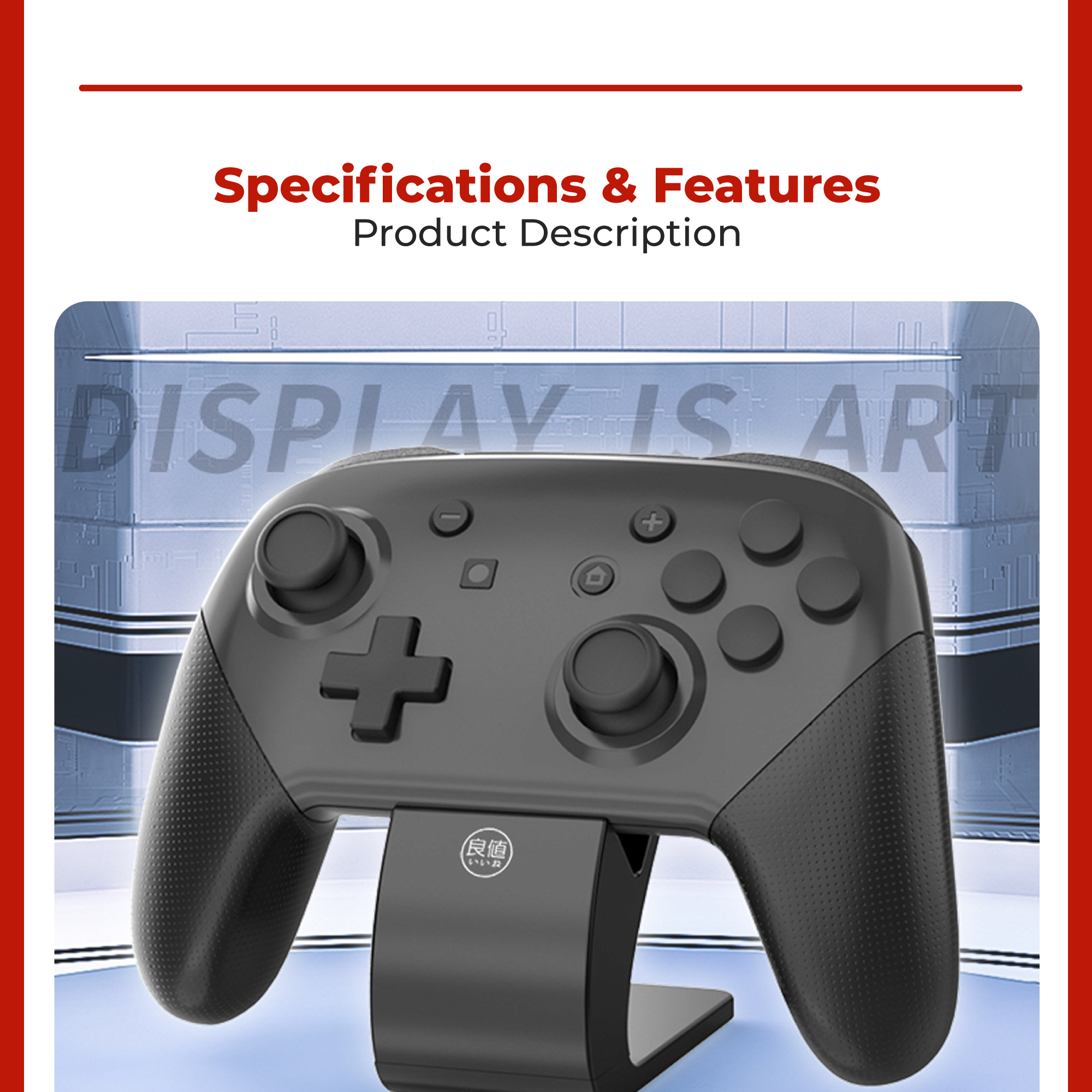 IINE 良值 Controller Display Stand Switch Pro PS4 PS5 IINE XBOX Gaming ...