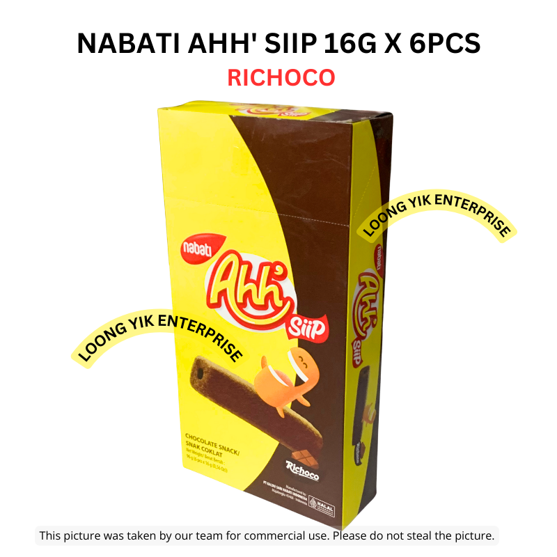 [OFFER 50%] NABATI AHH' SIIP 16G X 6PCS (RICHEESE, RICHOCO, ROASTED ...