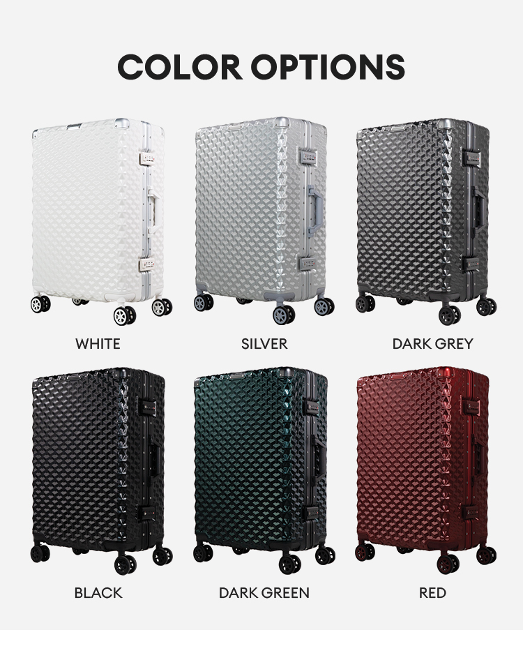 Case Valker LUXT PC Aluminum Frame Hard Case Luggage Bag Suitcase (20 ...