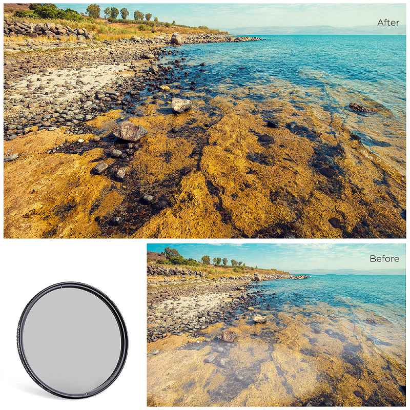 K&F A Series Circular Polarizing Filter Green Multi-Layer Coatings ...
