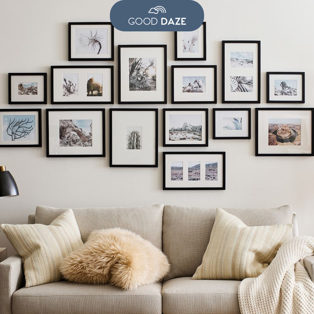 GOOD DAZE 4R Photo Frame Home Decor a3 Frame Bingkai Gambar Frame Gambar 相框架 Black Frame White ...