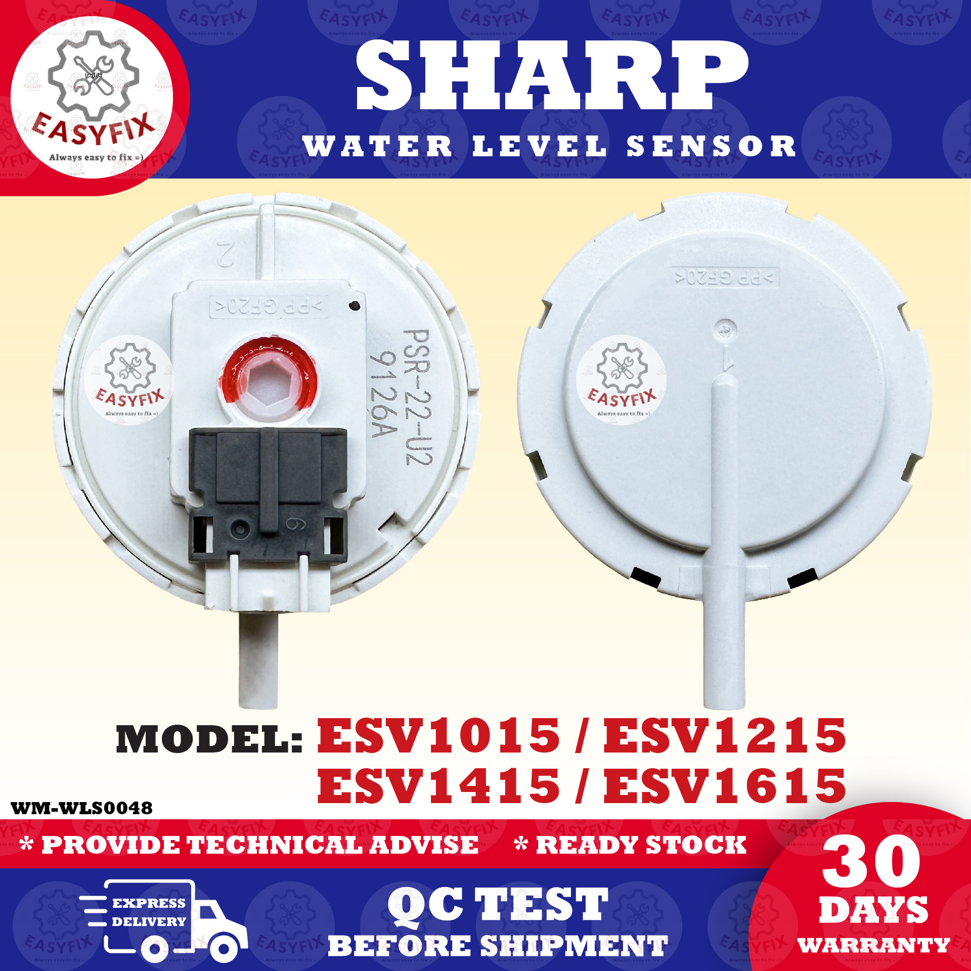 (PSR-22-U2) ESV1015 / ESV1215 / ESV1415 / ESV1615 SHARP WASHING MACHINE ...