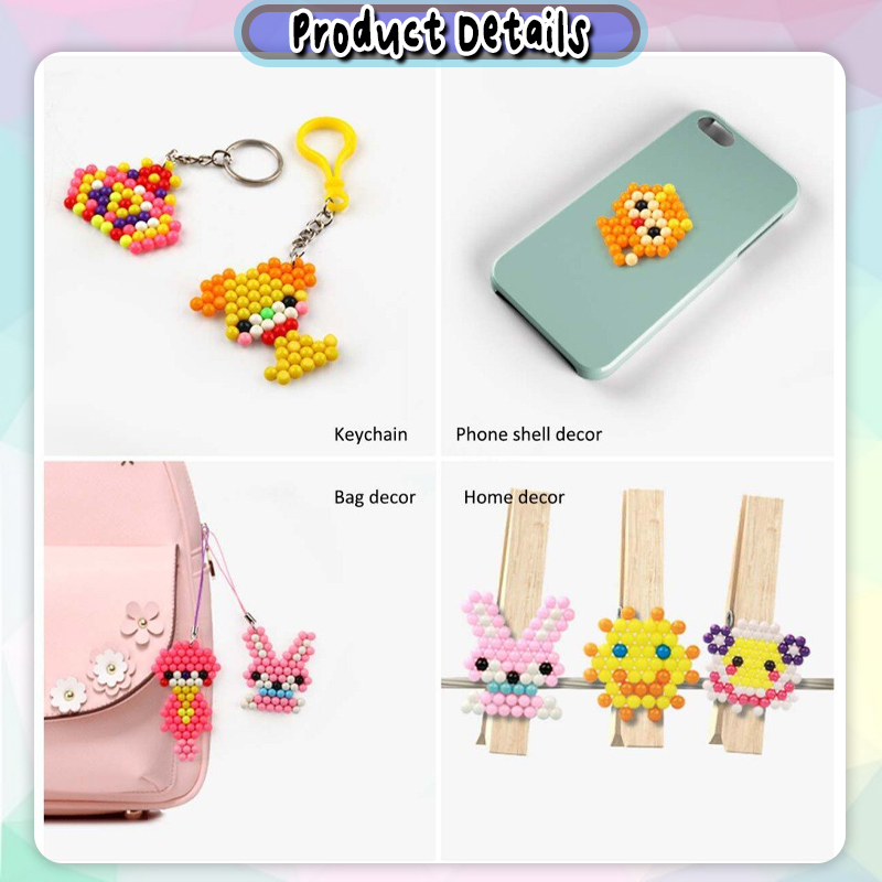 [Little B House] DIY Water Mist Magic Beads 3D Beads Set Sticky Bead ...