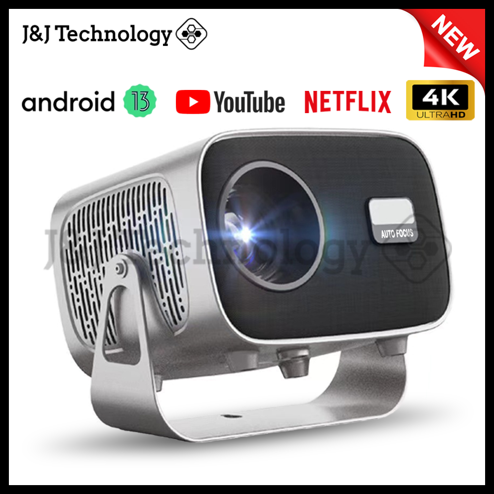 JNJ Technology A2 Smart Android 13 Projector 4K ULTRA HD 5G WIFI Phone ...