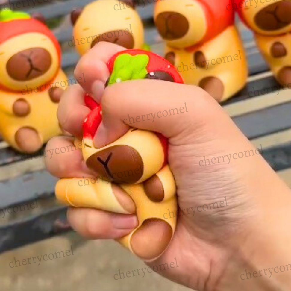 Capybara Memory Foam Squishy with Peach Smell Fidget Toy Anti-Stress ...