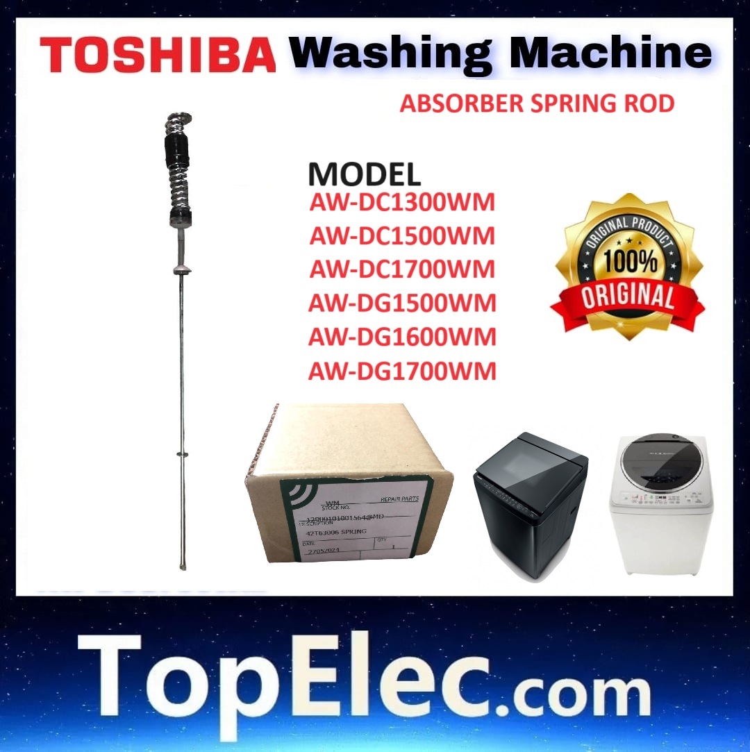 (ORIGINAL)TOSHIBA absorber suspension SPRING rod WASHING MACHINE AW ...