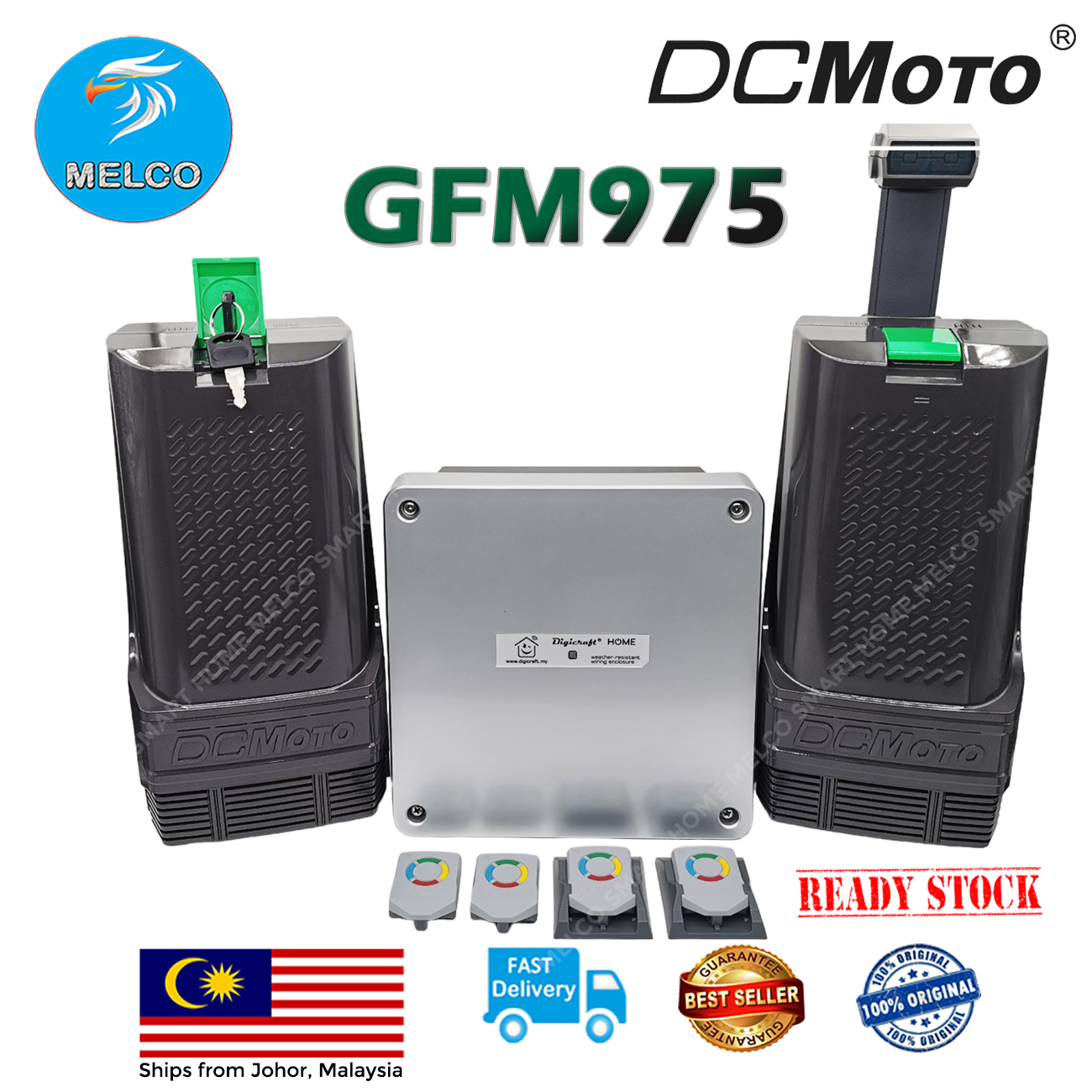 DCMOTO 975 GFM975 Autogate Motor | Smart Plug & Play All-in-One System ...