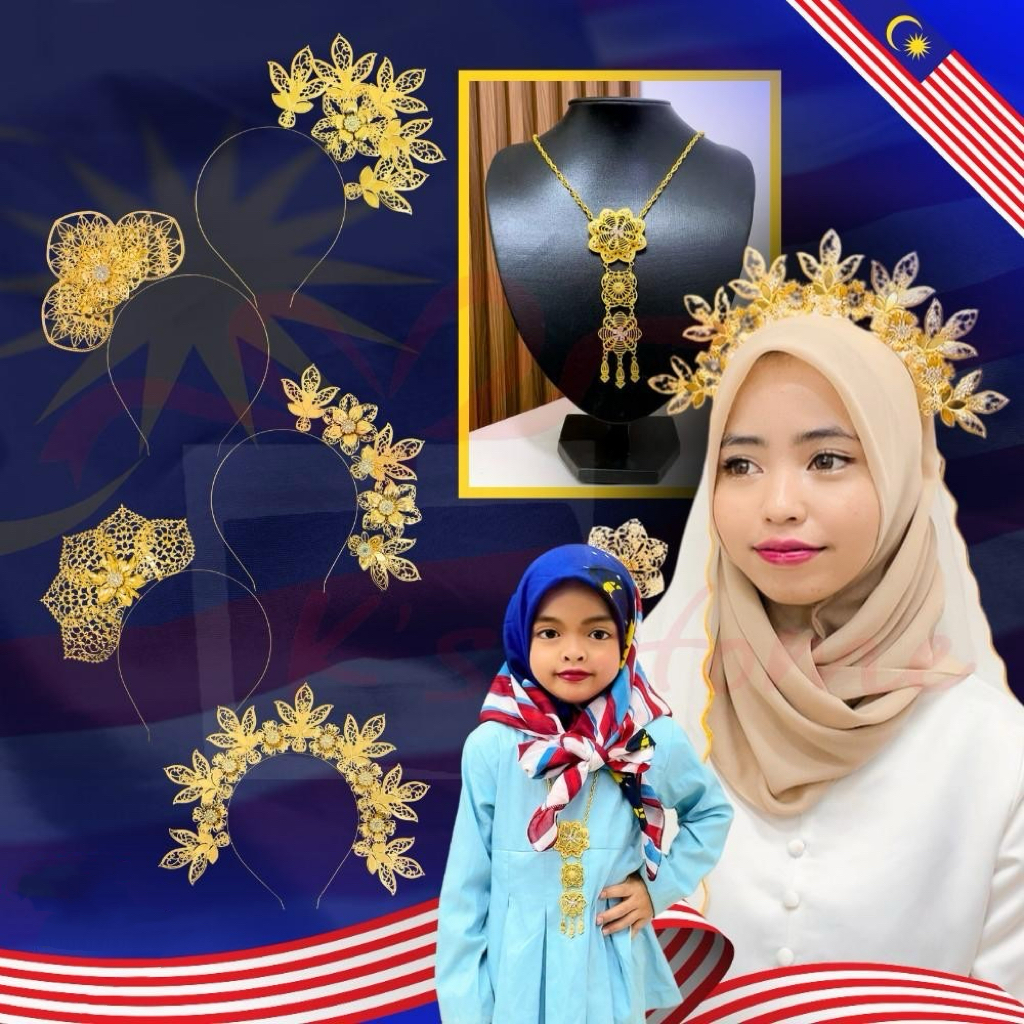 ⚡️Ready Stock⚡️Cekak Sanggul Lintang Traditional Merdeka Sanggul Dokoh ...