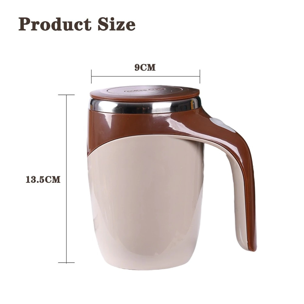 CURO Automatic Self Stirring Mug Cup Rechargeable Coffee Milk Mixing ...