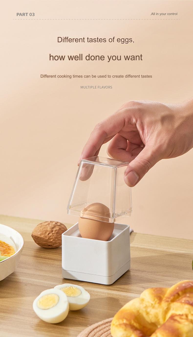 Mini Single Egg Cooker Automatic Electric Power Off Egg Steamer Egg ...