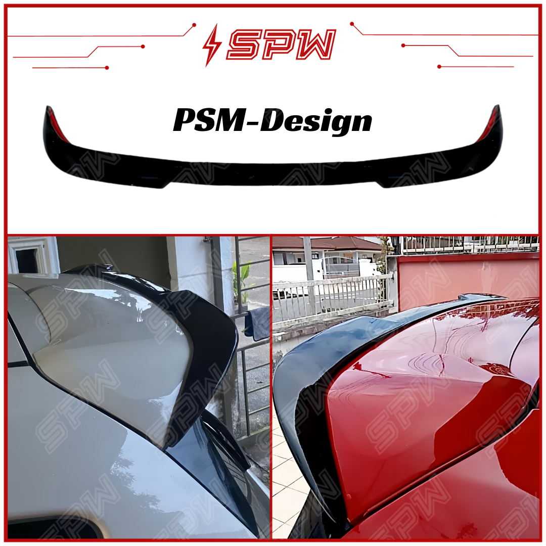 Perodua Myvi G3 (2018-2025) MG3 Ducktail Spoiler Rear Spoiler ABS Wing ...