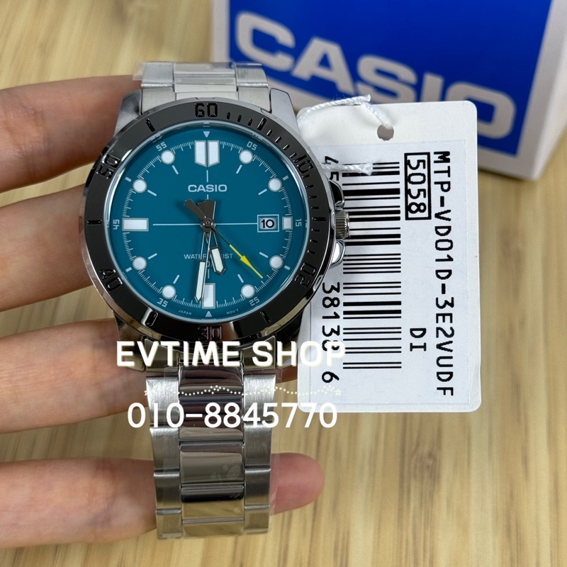 100% ORIGINAL CASIO MEN ANALOG MTP-VD01D-3B / MTP-VD01D-3E1 / MTP-VD01D ...