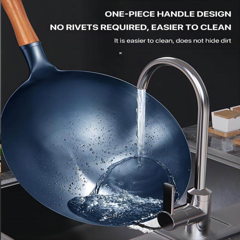 Traditional Uncoated Non Rusty Non Stick No Coating wok non stick ...