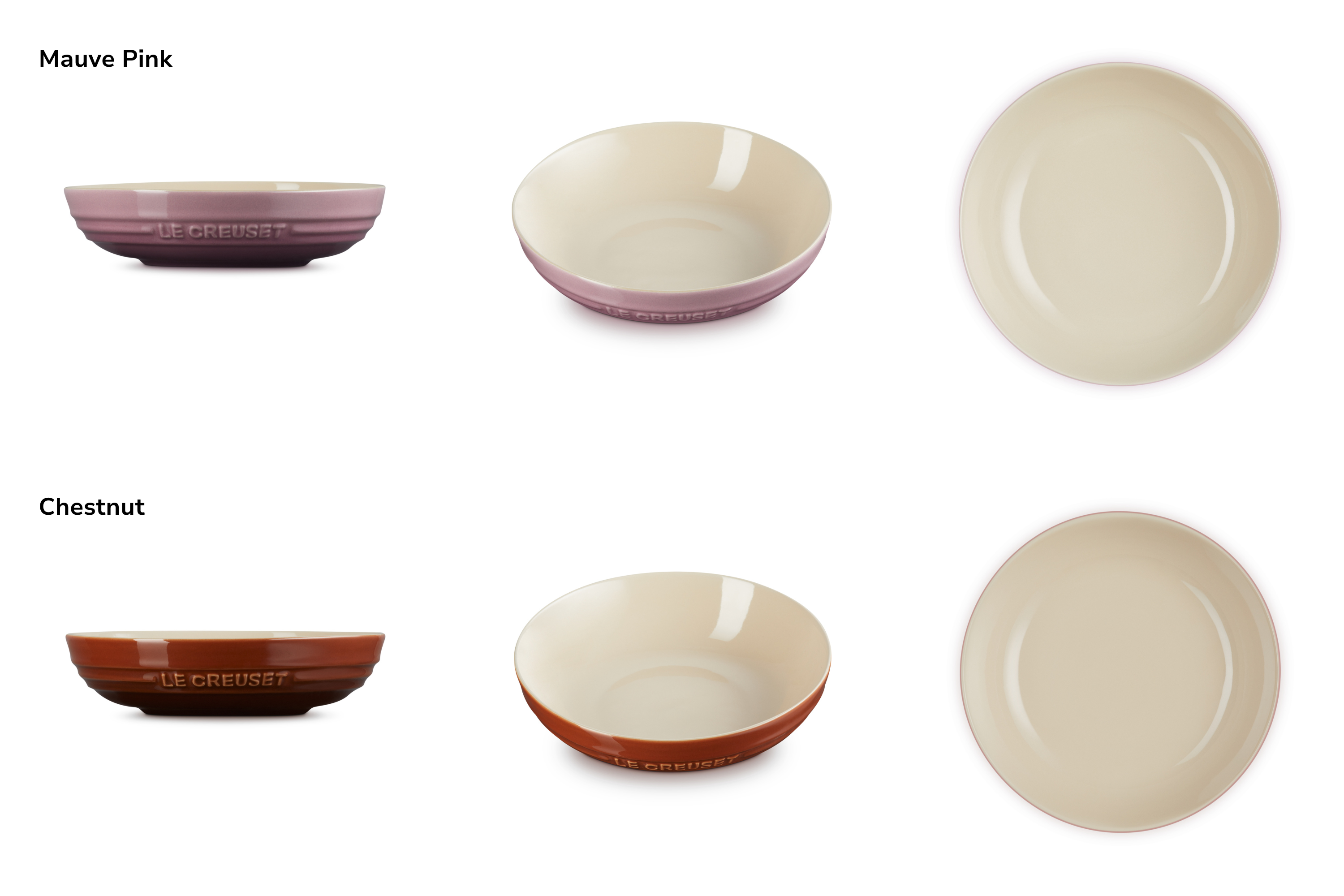 Le Creuset Stoneware Deep Round Dish 20cm | Shopee Malaysia