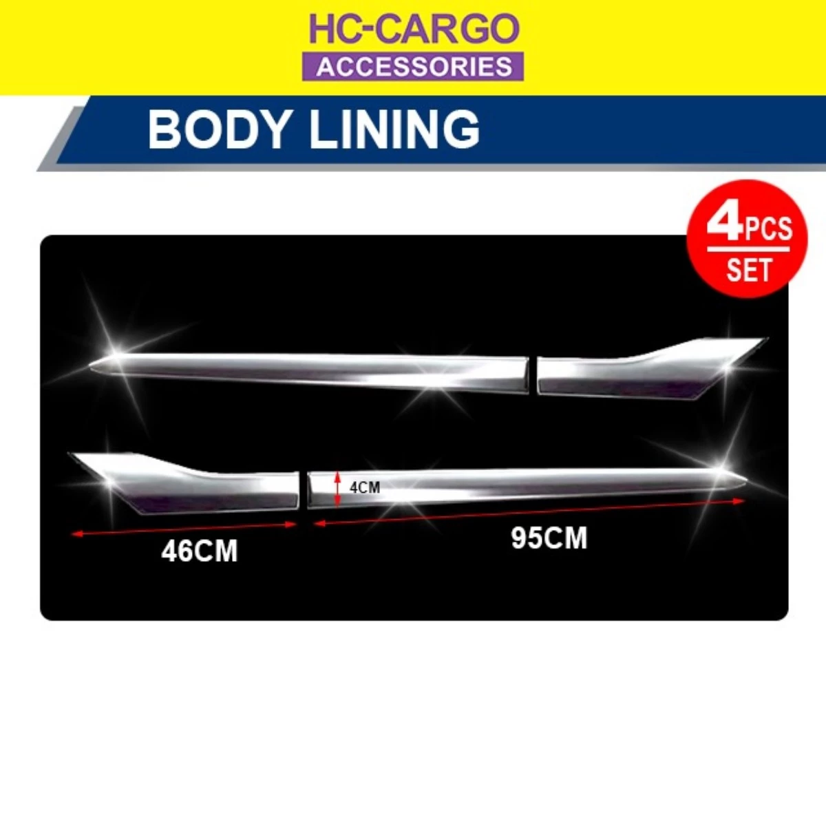Perodua Ativa Body Side Moulding Trim Lining Accessories Protector ...