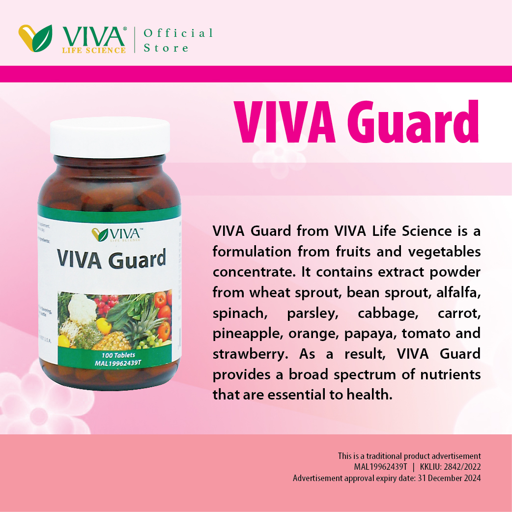 VIVA Guard (100 tablets) 卫宝片 #300400 (Exp. Dec 2026) | Shopee Malaysia