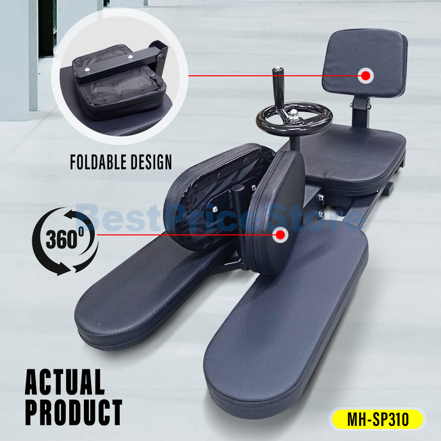 BPS 210° Degrees Leg Stretching Foldable Backrest Rotatable Leg Split ...