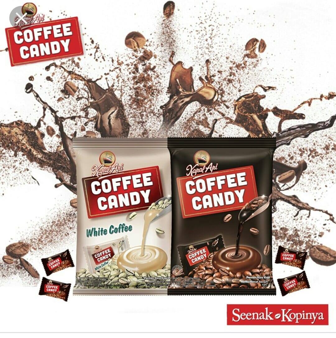 KAPAL API Candy | Black Coffee | White Coffee (Gula-Gula Kopi) 125 gram ...